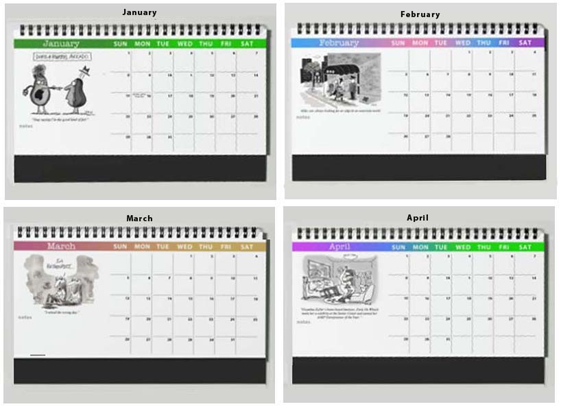 Funny Cartoon Desk Calendars – Graham Sale Cartoonist Author Illustrator