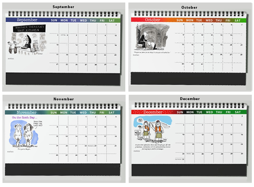Funny Cartoon Desk Calendars – Graham Sale Cartoonist Author Illustrator